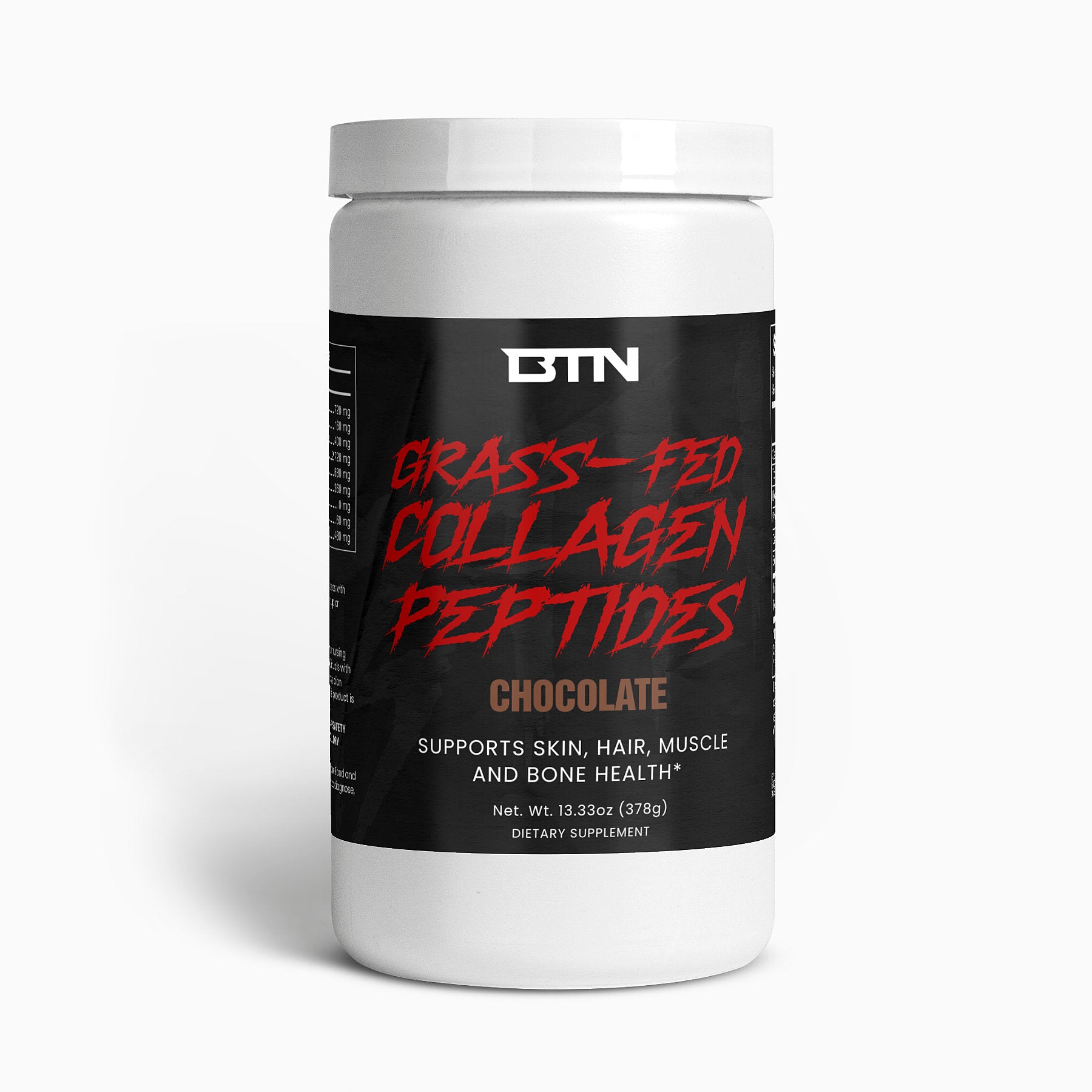 Grass-Fed Collagen Peptides Powder (Chocolate) – BTN Supplements