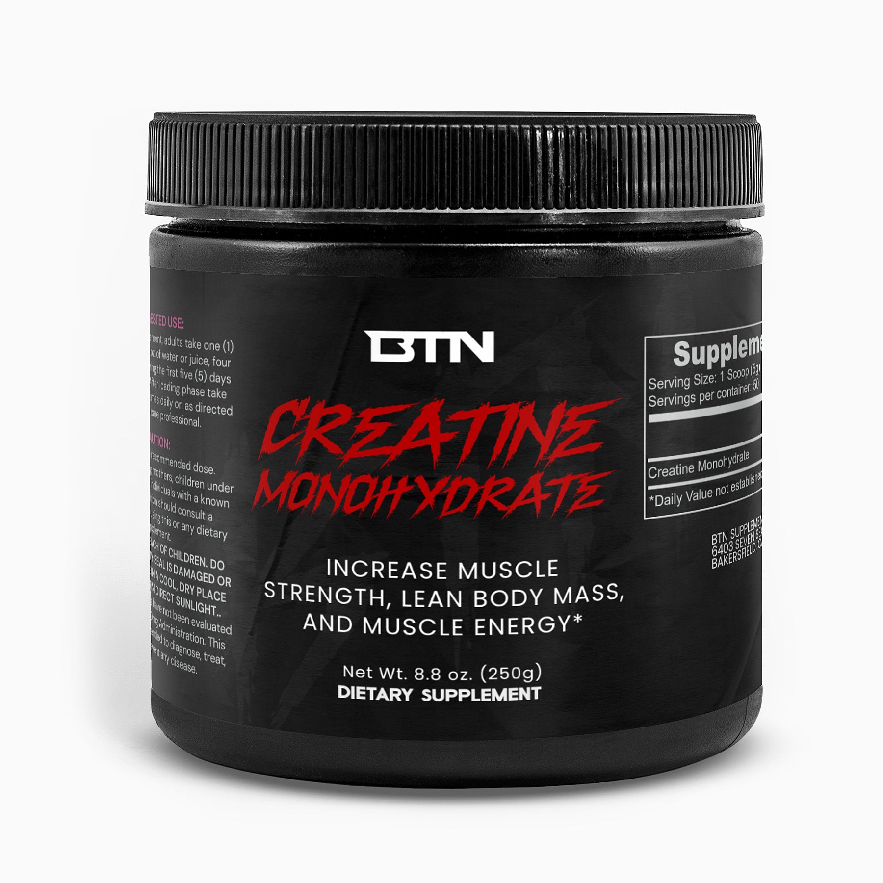 Creatine Monohydrate – BTN Supplements